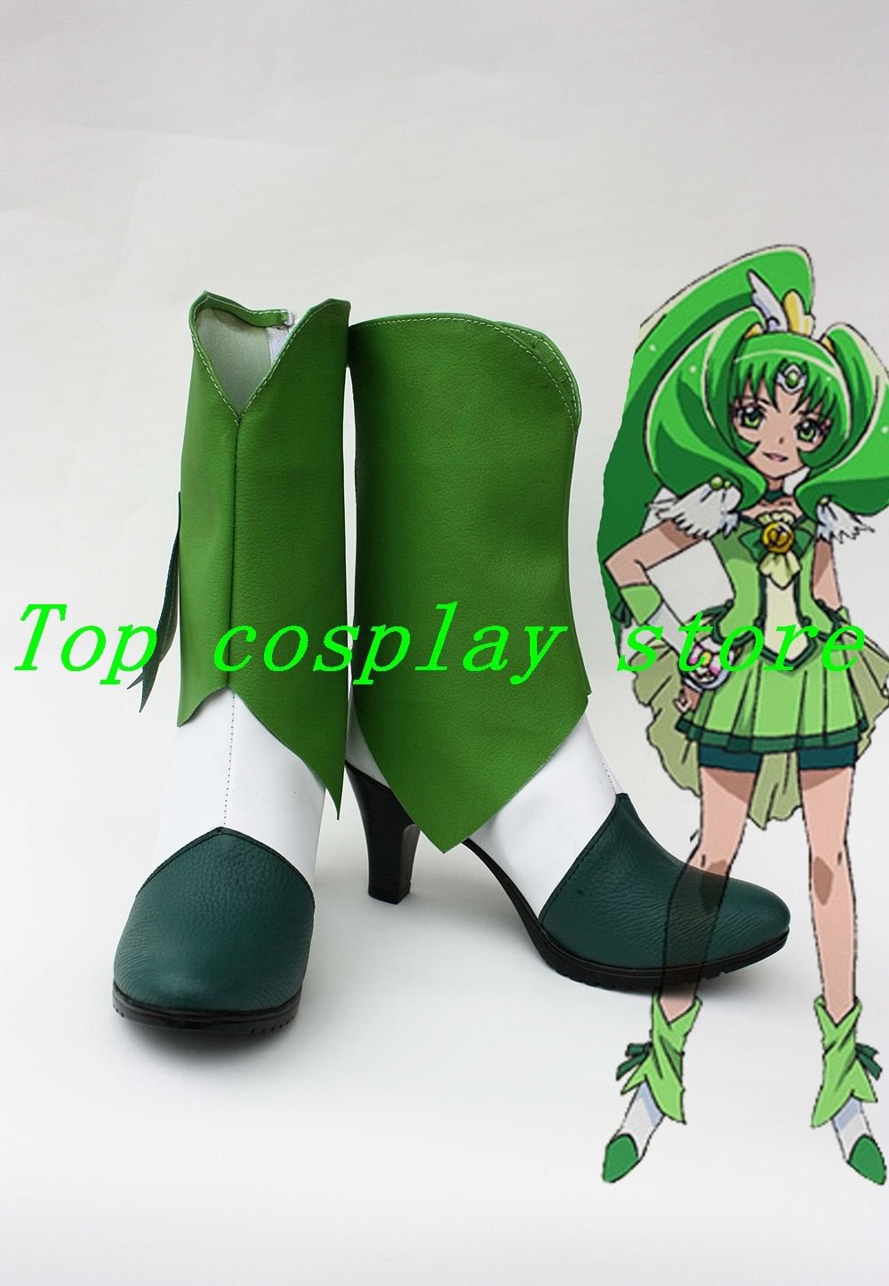 Smile Precure! Pretty Cure Nao Midorikawa Cure March Cosplay Shoes ...