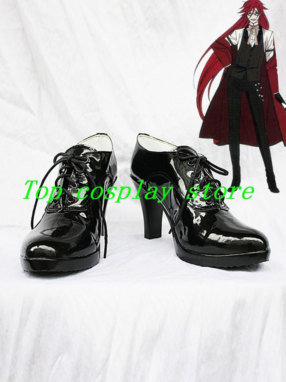 Black Butler Ciel Grell Sutcliff Aleister Chamber high heel Cosplay ...