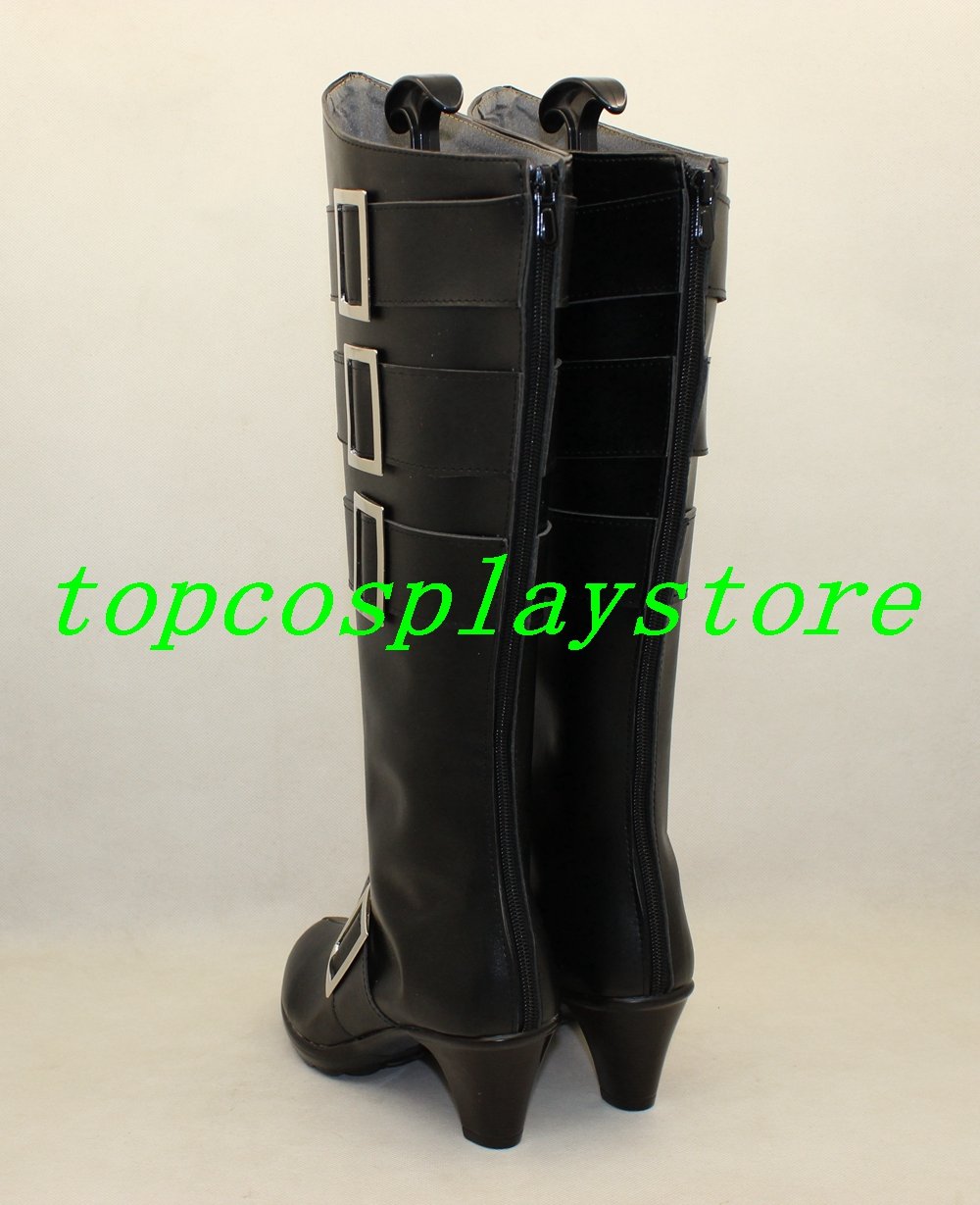 Black Butler Sebastian UnderTaker High Heel Cosplay Boots shoes #15YJZ94
