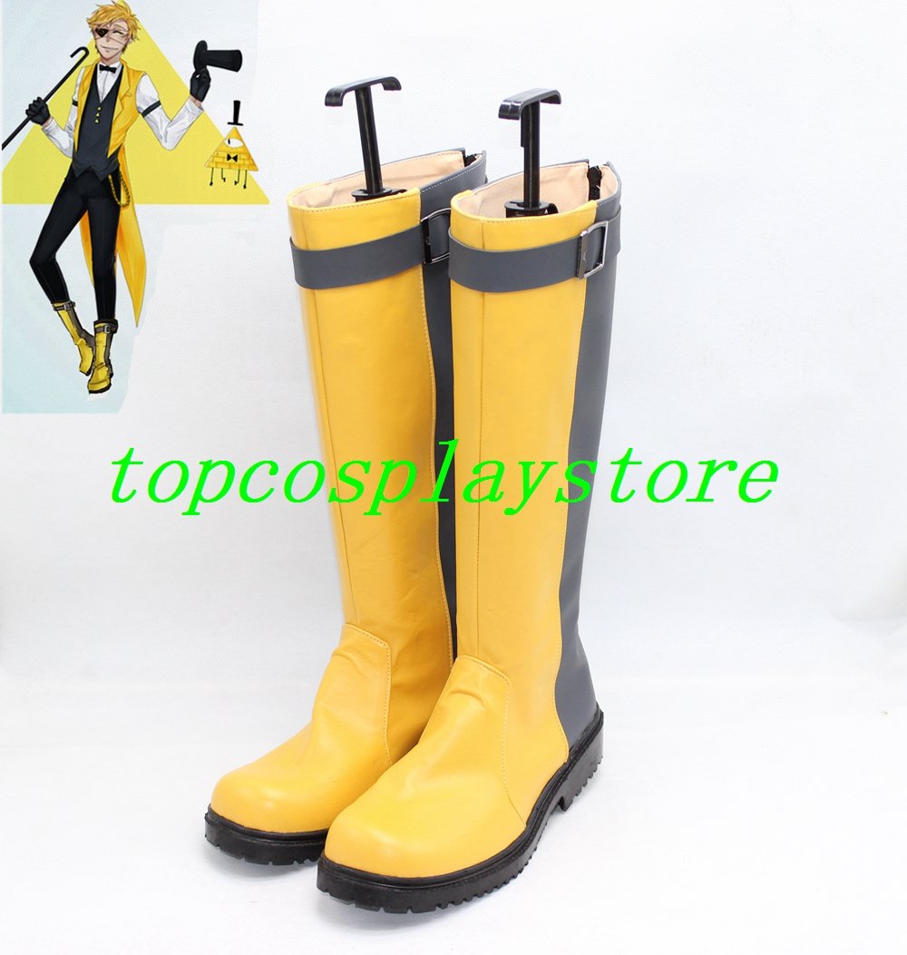 Gravity Falls Bill Cipher Cosplay Boots shoes shoe boot