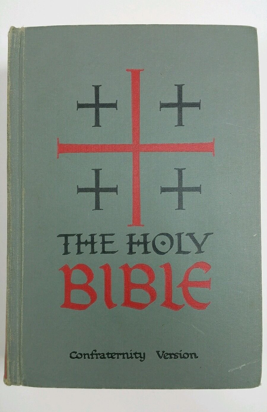 The Holy Bible Confraternity Version 1961 Version by Benziger Brothers ...