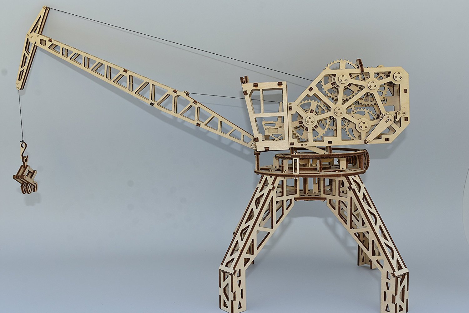 HARBOUR CRANE - WOODTRICK 3D Mechanical Wooden Model to build