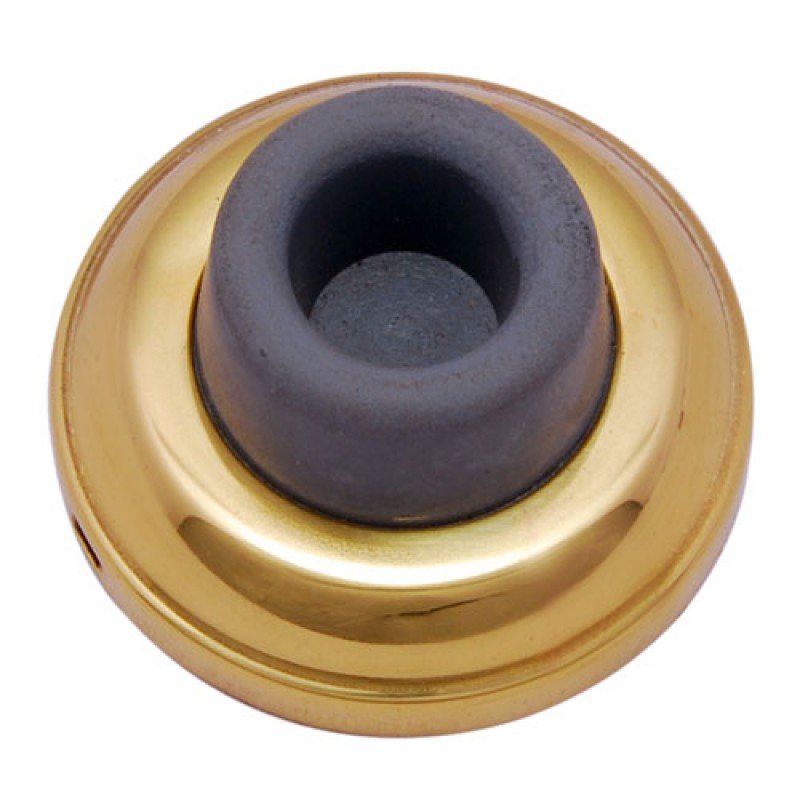 Wall Brass Door Stopper - Polish Lacquered