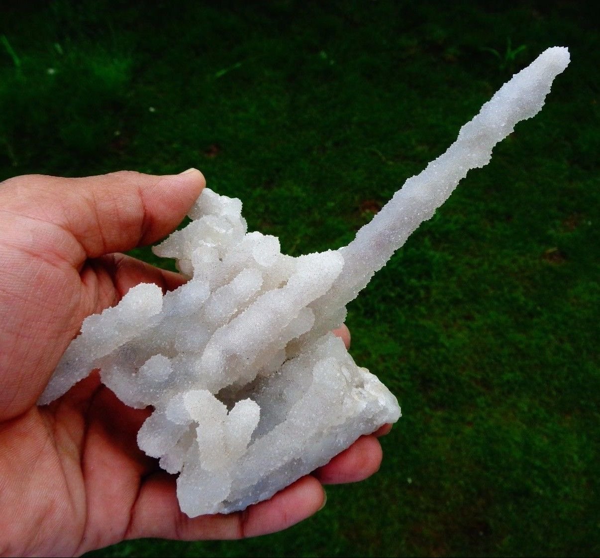 CHALCEDONY STALACTITE MINERAL SPECIMEN # B-1