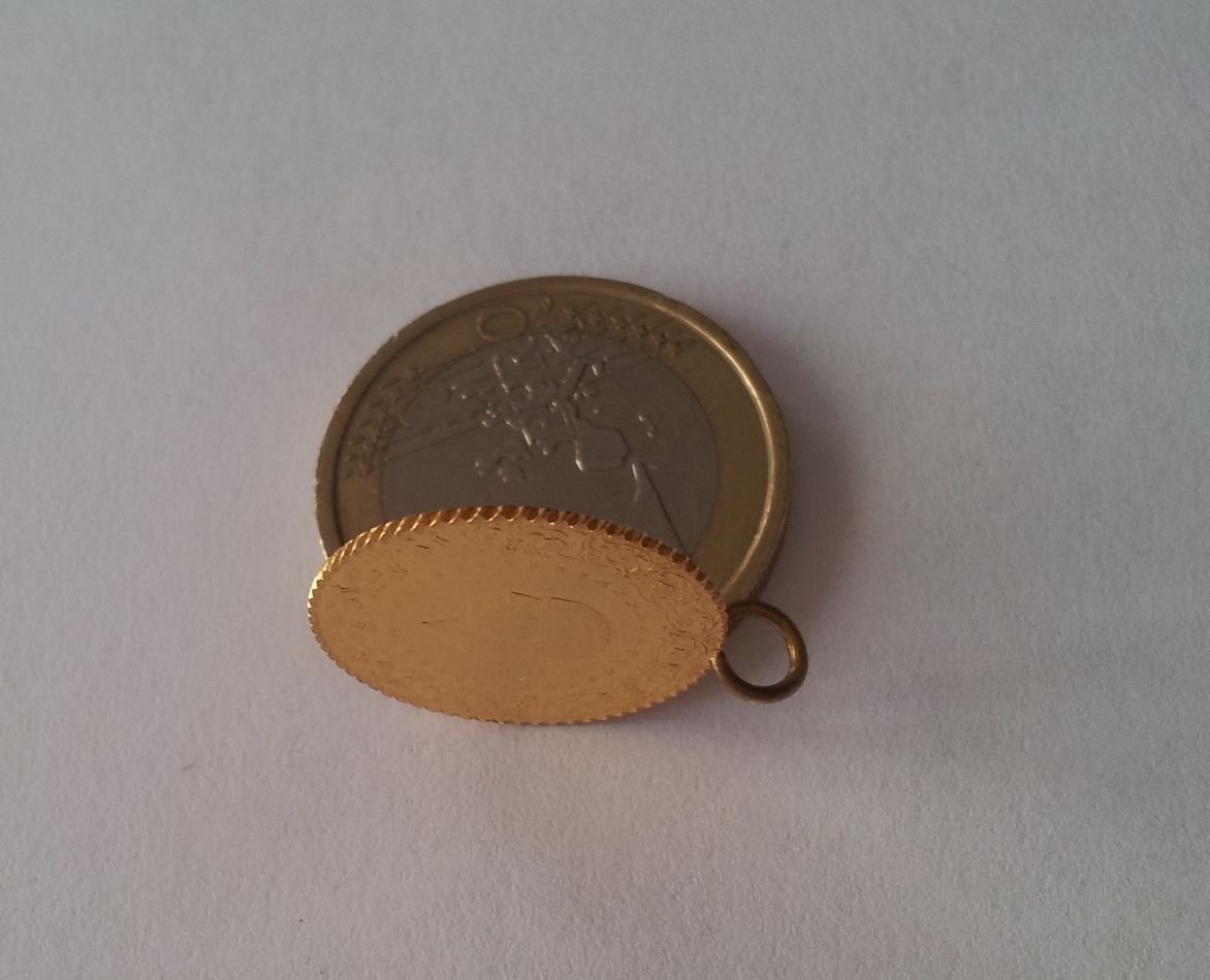 Traditional Turkish Gold Bullion Coin 22 Carat 1.75 Grams +Gift 0 ...