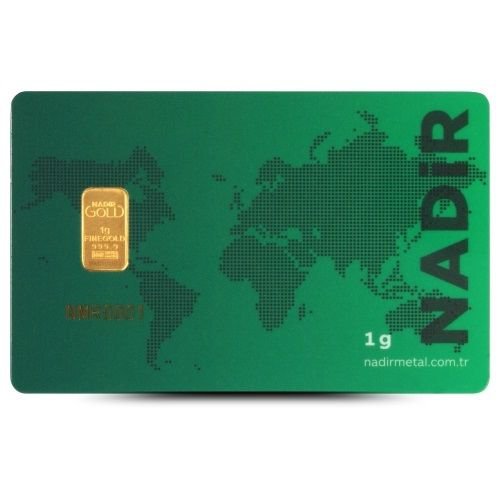 1 g Fine Gold Bullion Bar 24k 999.9 Nadir LBMA + 0.01g 24k + 0.025g 24k ...