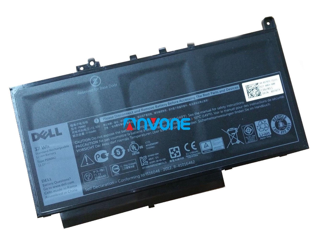 PDNM2 Battery 0579TY 0F1KTM For Dell Latitude E7270 E7470