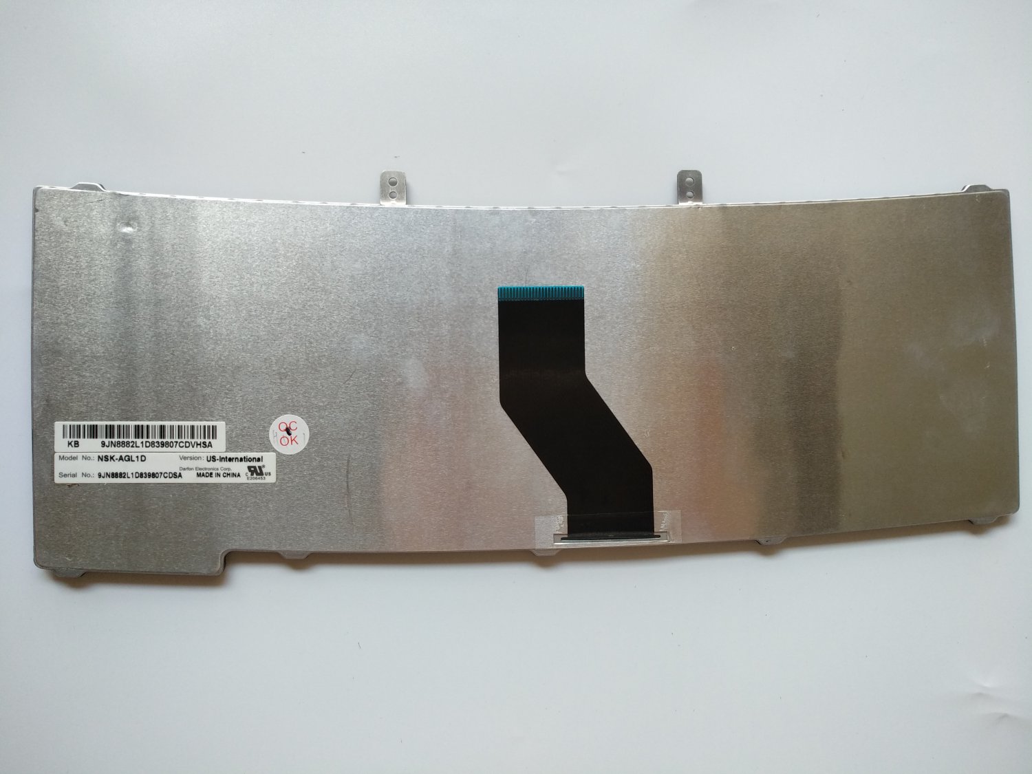 Acer TravelMate 5530 5710 5720 5730 Keyboard NSK-AGL1D PK1303M01H0 NSK ...