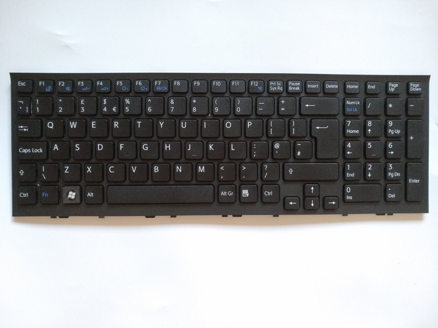 Sony Vaio VPC-EL Keyboard UK Black 148968911 148969411 NSK-SBASW 0U 9Z ...