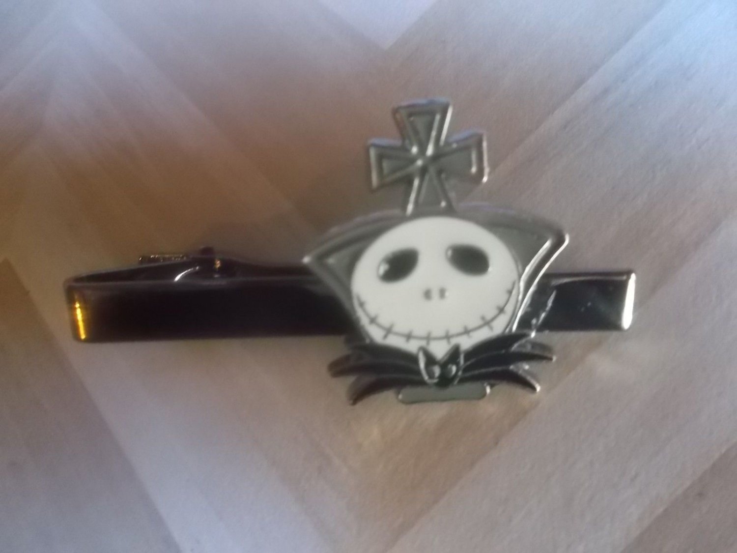 T808 Nightmare Before Christmas Jack Skellington Tie Clip Bar Halloween ...