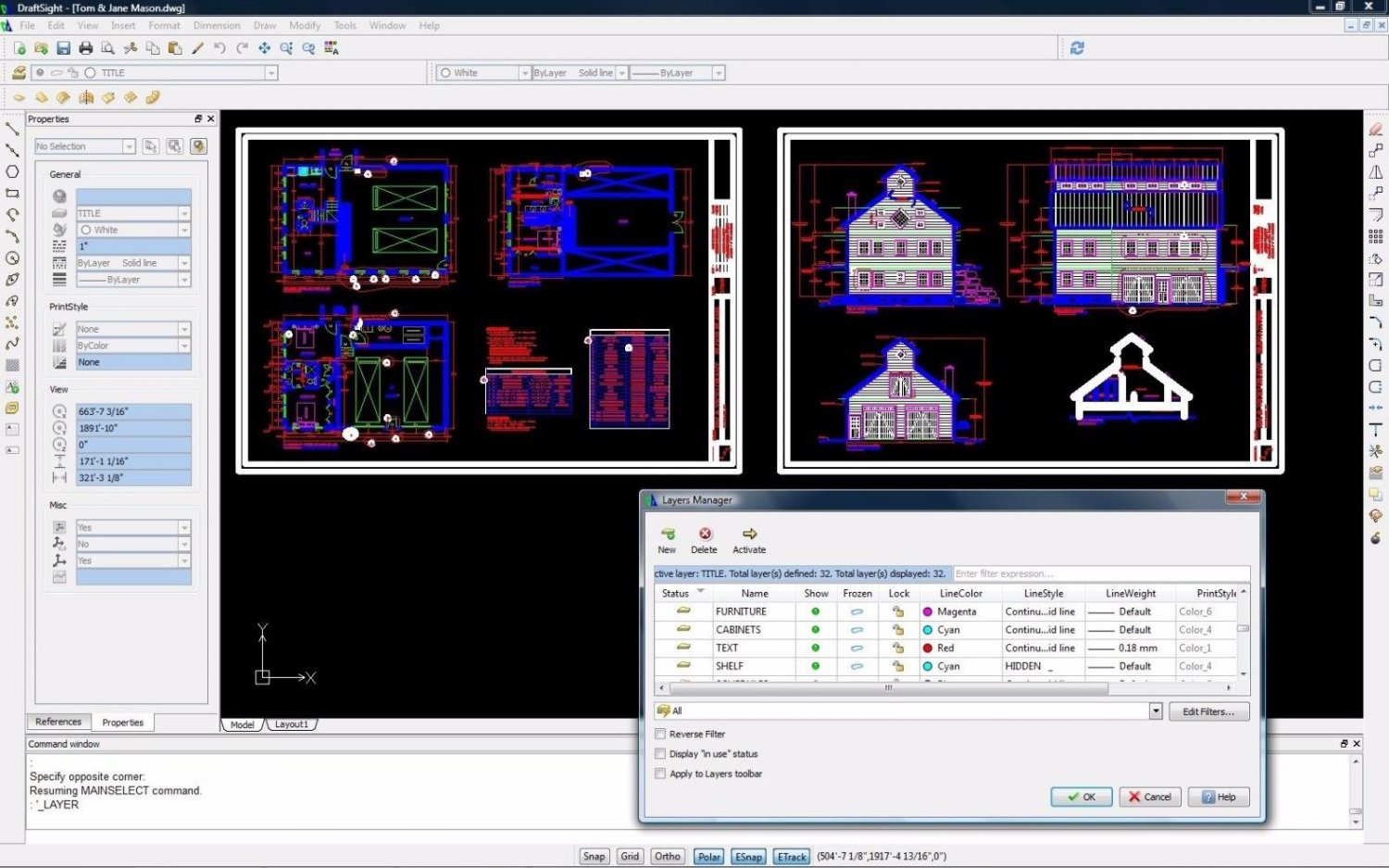 2-in-1 Professional CAD Software AUTOCAD 2D CAD Drawing WINDOWS 7 8 10 ...