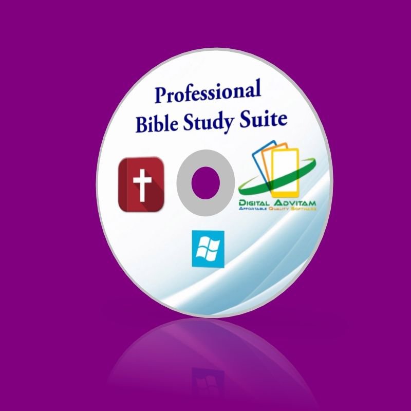 Pro Bible Study Software Suite for Deacons Pastors Priests Students PC ...