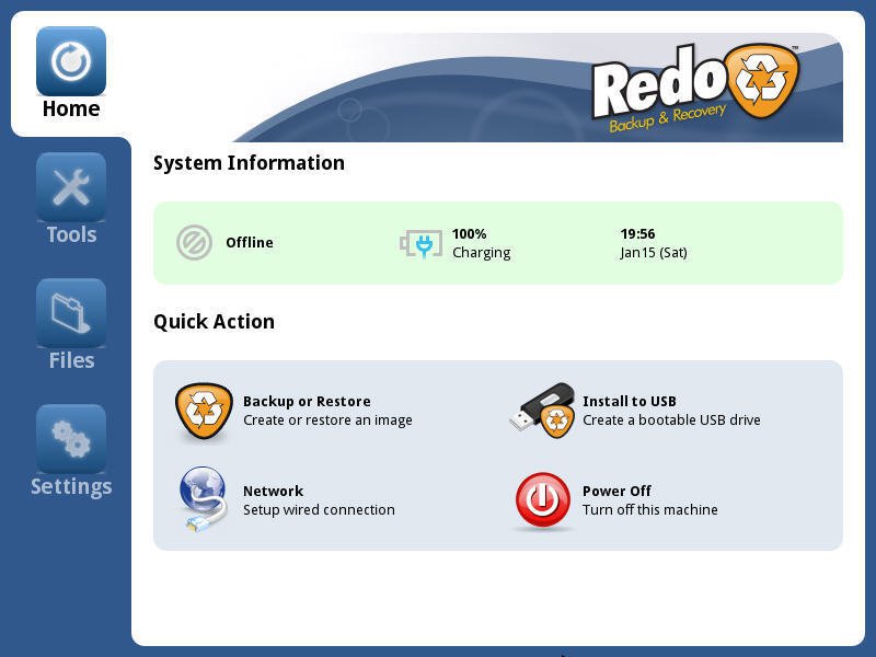 Redo Back Up Restore Recover Files Partition Hard Drive Clone Disc