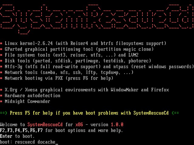 2023 System Rescue USB Restore Partition DISK HARDDRIVE DIAGNOSTICS ...