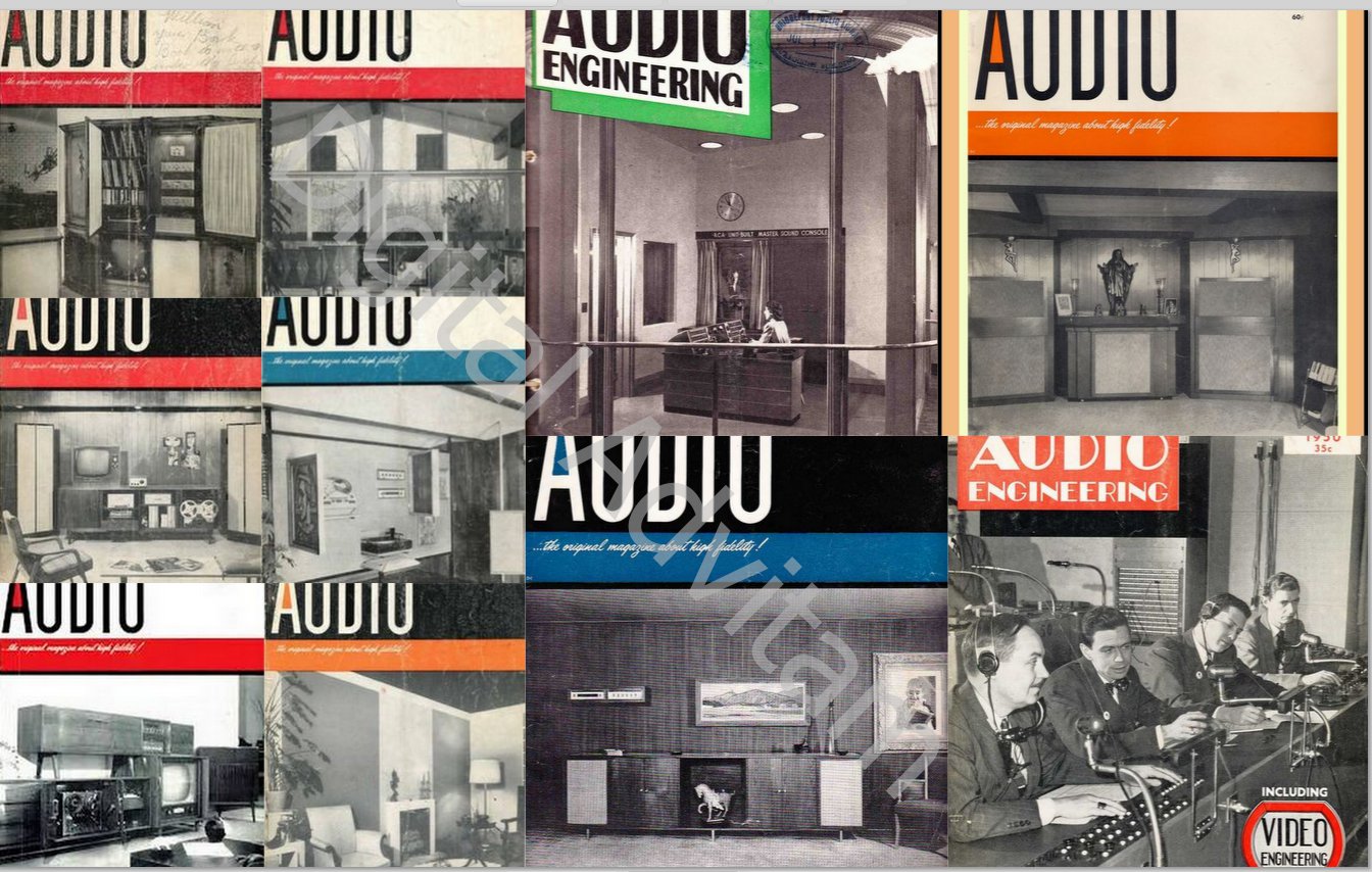 Audio Engineering Audio Magazine Largest Collection DVD 441 issues pdf ...
