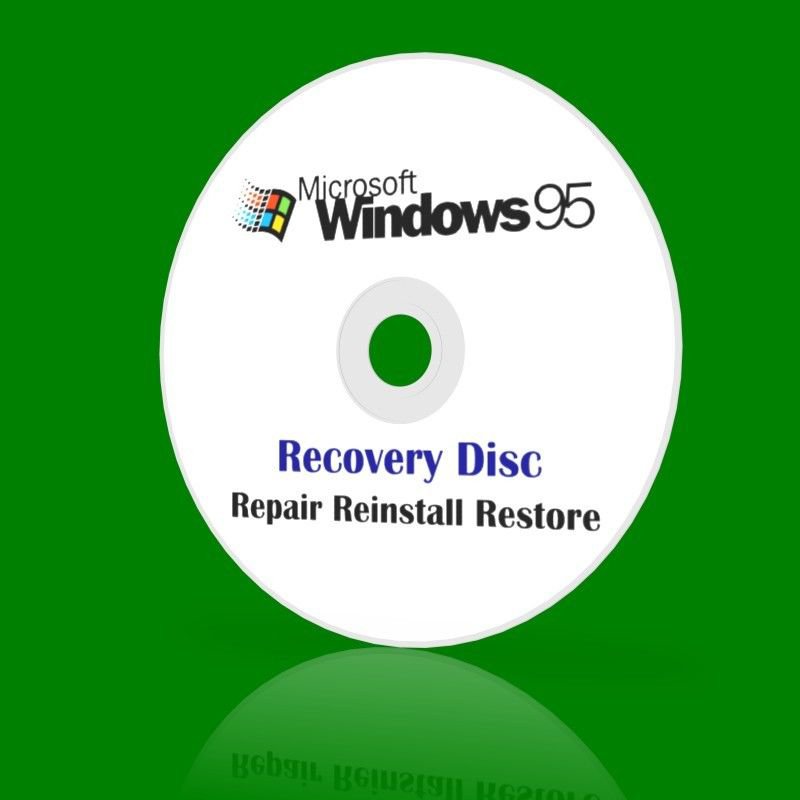 Windows 95 Install Repair Boot Recover Restore CD Disc Recovery Disk Legacy