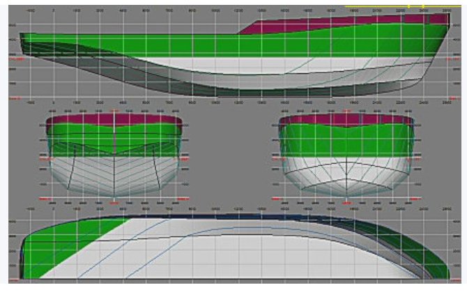 3D Boat Design CAD Hull Ship Modelling Model Software Yachts Sail ...