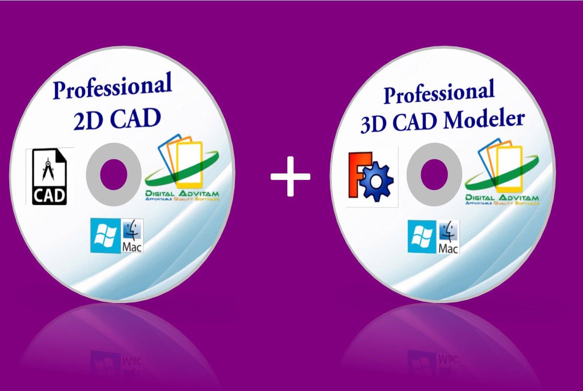 2023 Pro 2D 3D CAD software DXF parametric modeler WINDOWS 10 8 7 XP PC Mac OSX