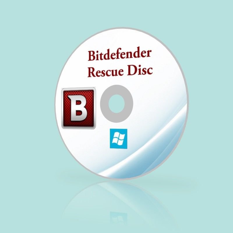 Bitdefender RESCUE CD RESTORE DISK HARDDRIVE DIAGNOSTICS ANTIVIRUS Windows
