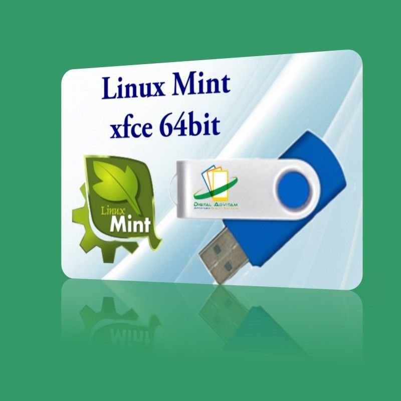 Linux Mint 19 OS LIVE xfce Desktop 64 BIT 64bit Tara Replace Windows ...