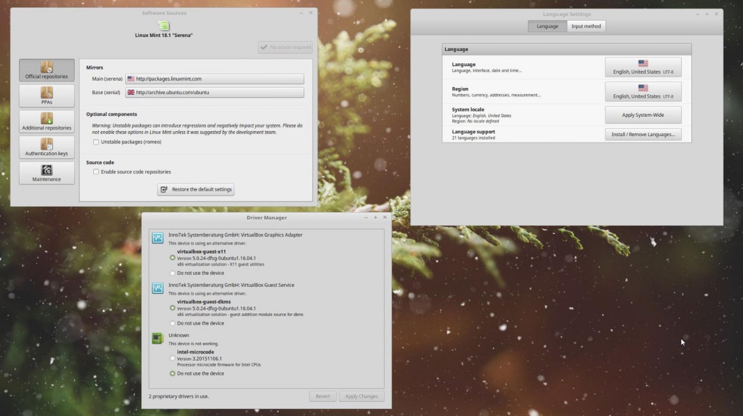 Linux Mint 19 OS LIVE xfce Desktop 64 BIT 64bit Tara Replace Windows ...