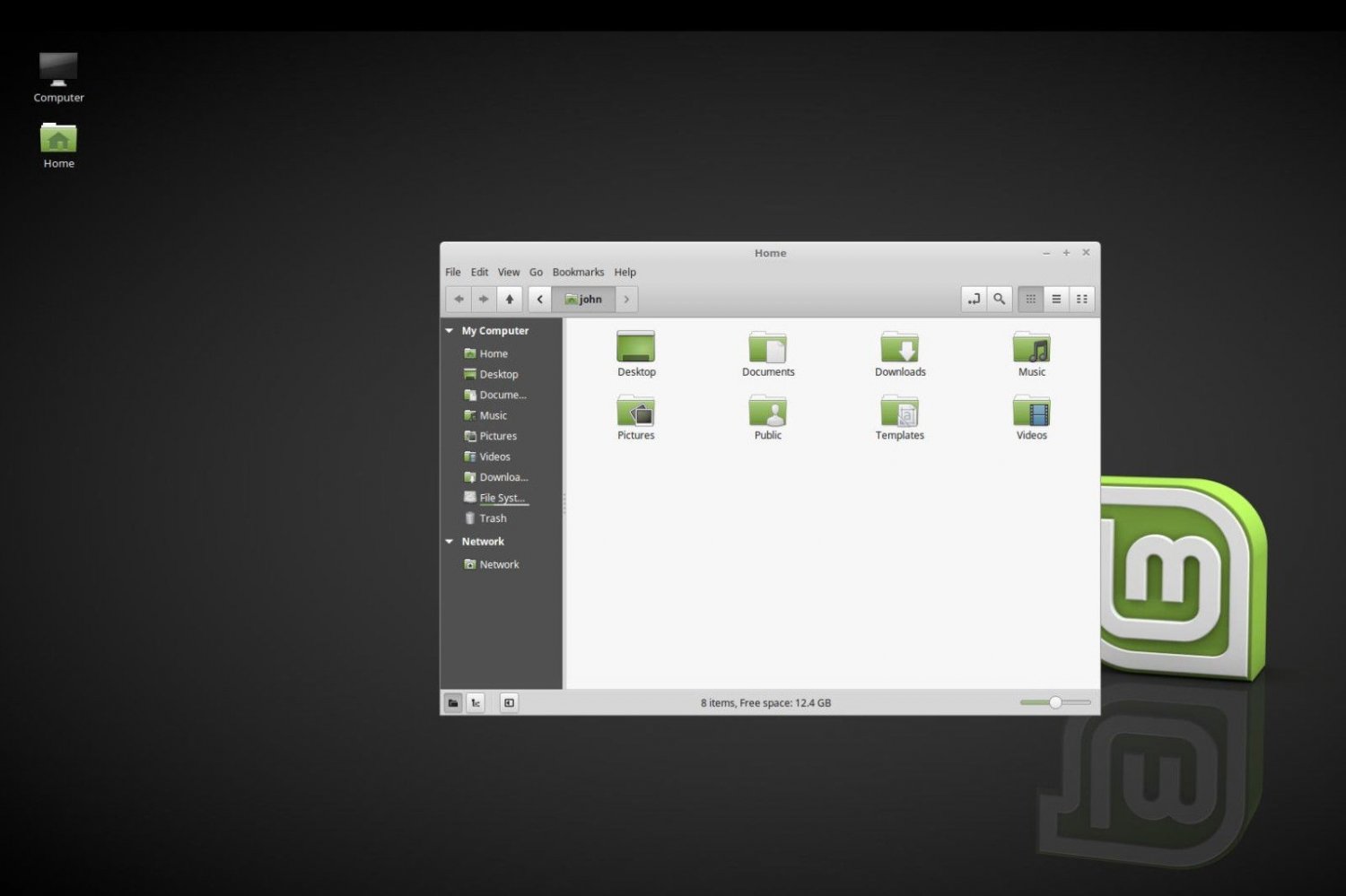 Linux Mint 19 OS LIVE xfce Desktop 32 BIT 32bit Tara Replace Windows ...
