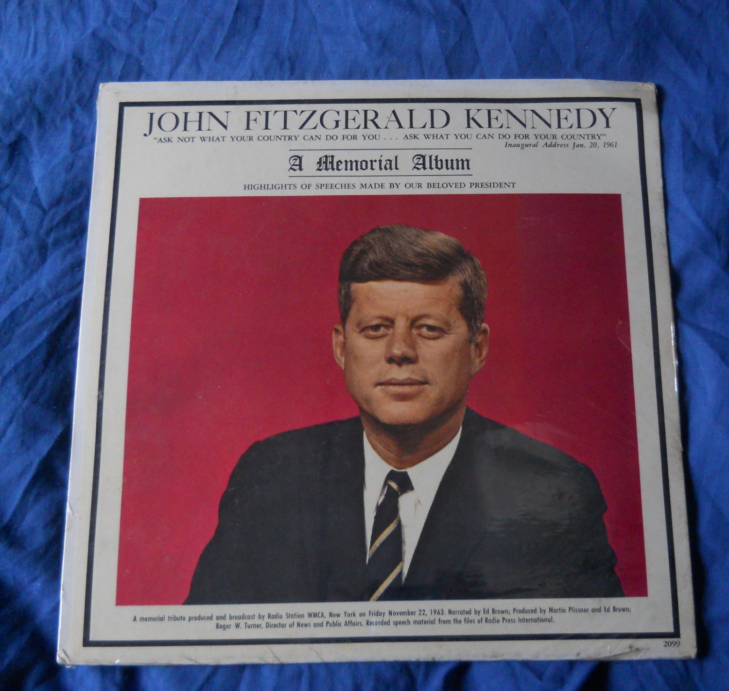 JFK Kennedy A Memorial Album *Speeches* - Cardinal Cushing tribute
