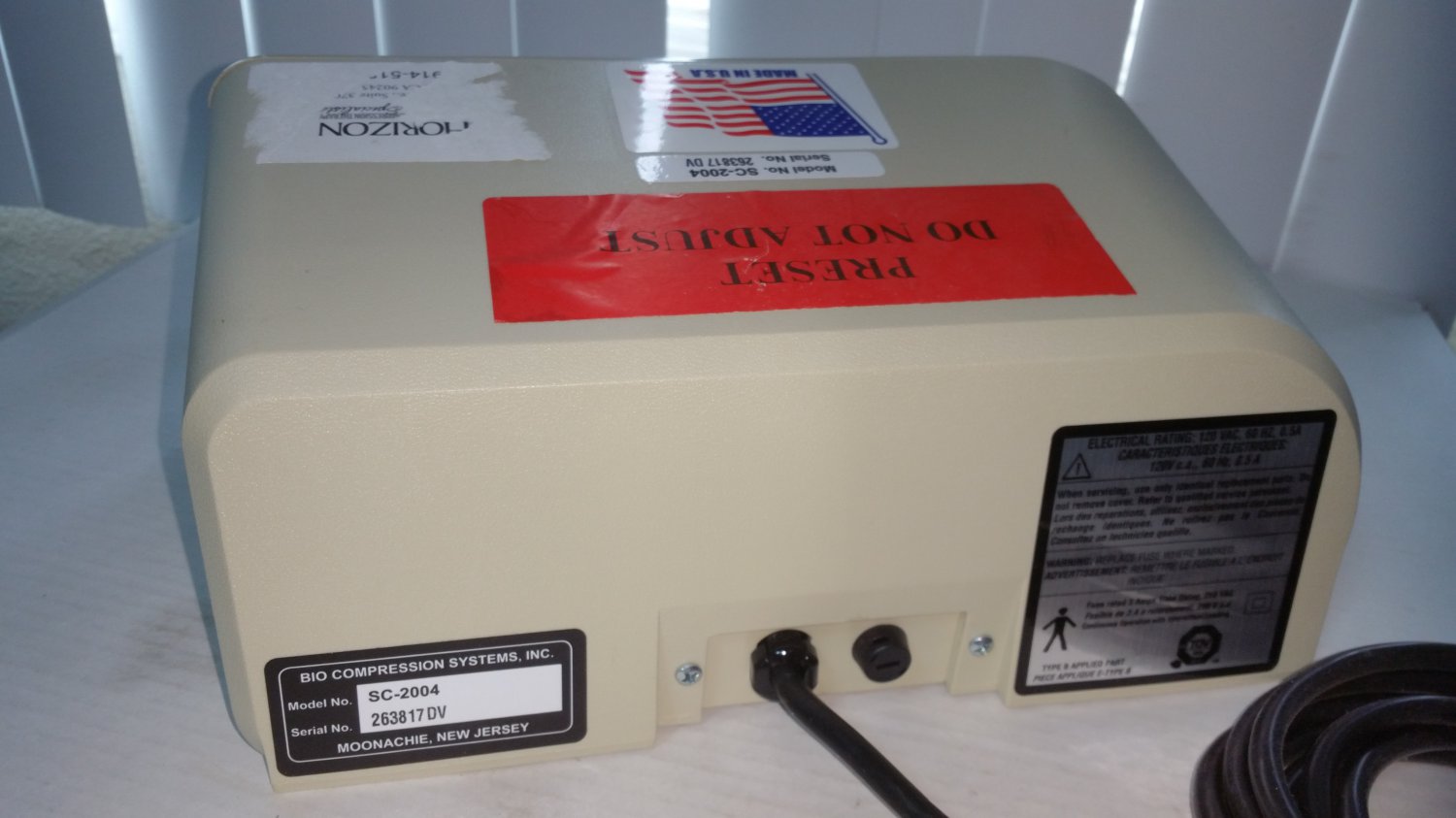 Bio Compression Systems Sequential Circulator Lymphedema Pump