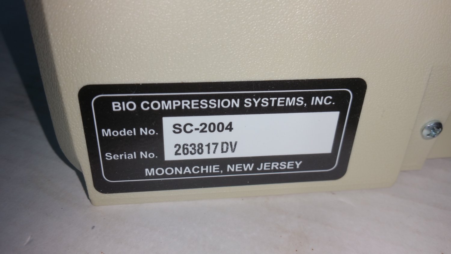 Bio Compression Systems Sequential Circulator Lymphedema Pump