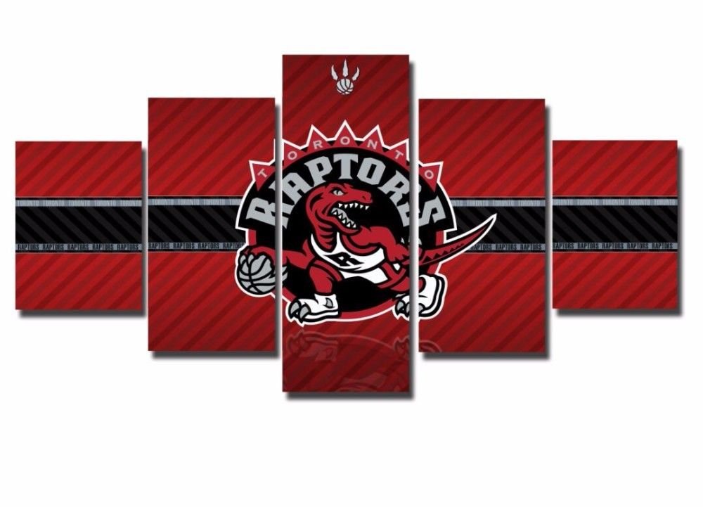 Toronto Raptors, Framed Canvas Art Home Decor Wall Art