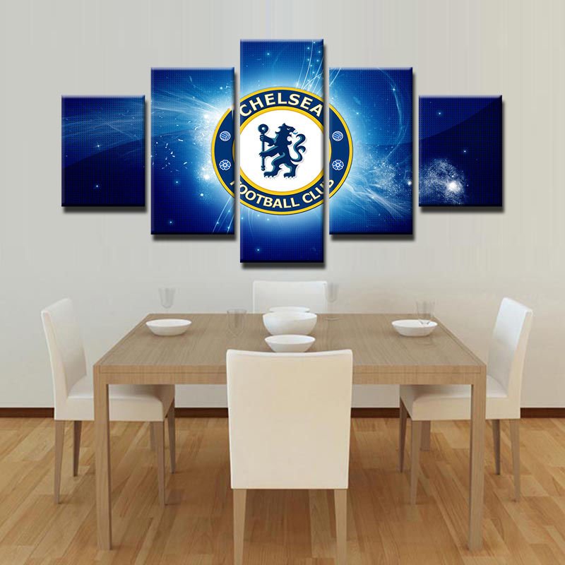 Chelsea FC, Framed Canvas Home Decor Art Wall Art