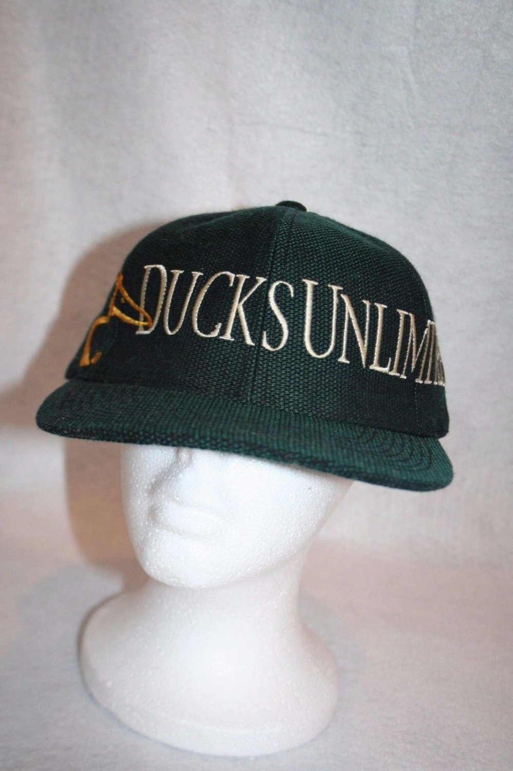 Ducks Unlimited Hat OC Outdoor Strapback adjustable Cap Big Logo Dark Green
