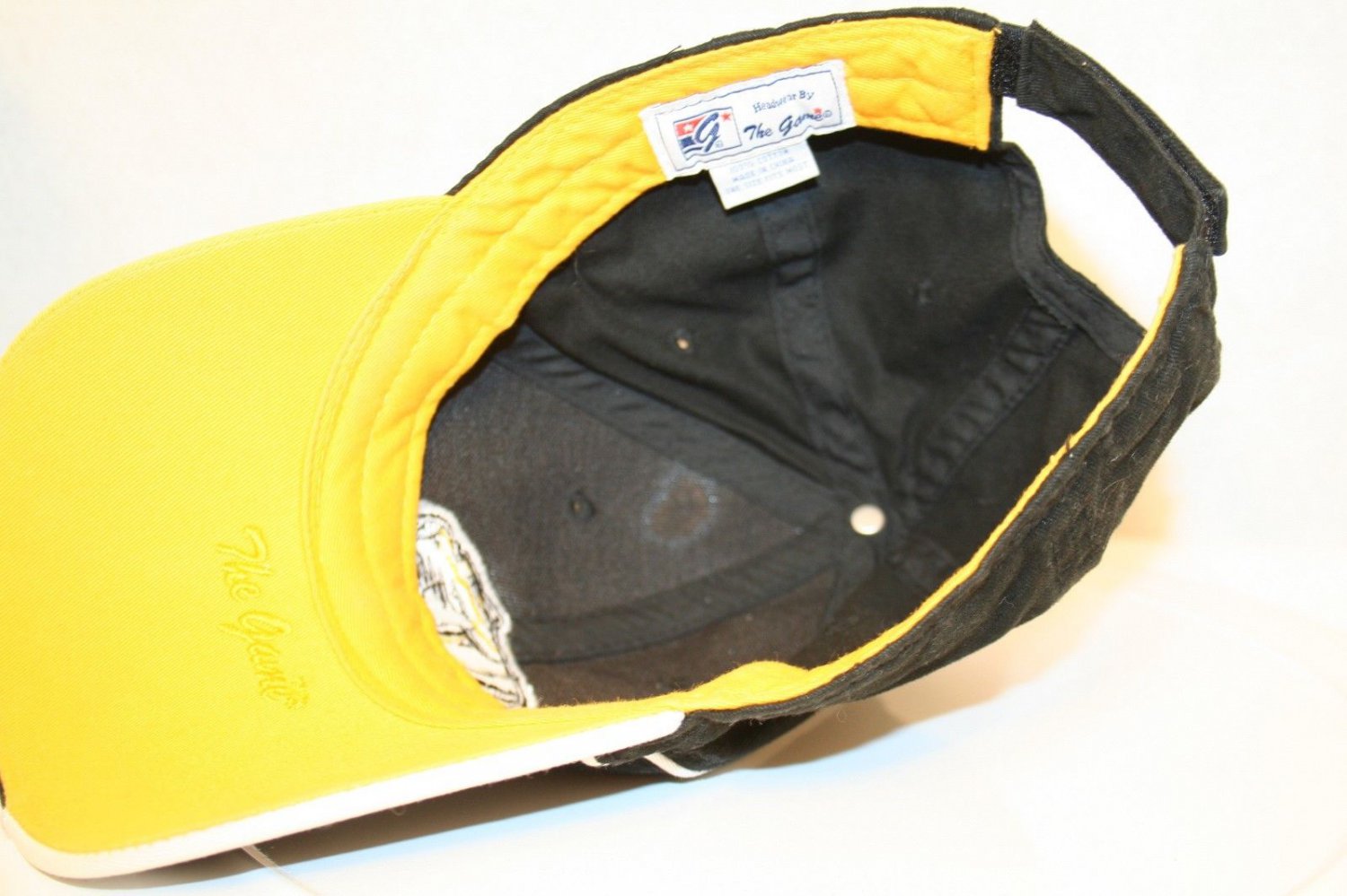 Mizzou TIGERS Univ-MO #39 THE GAME Embroidered logo black white gold ...