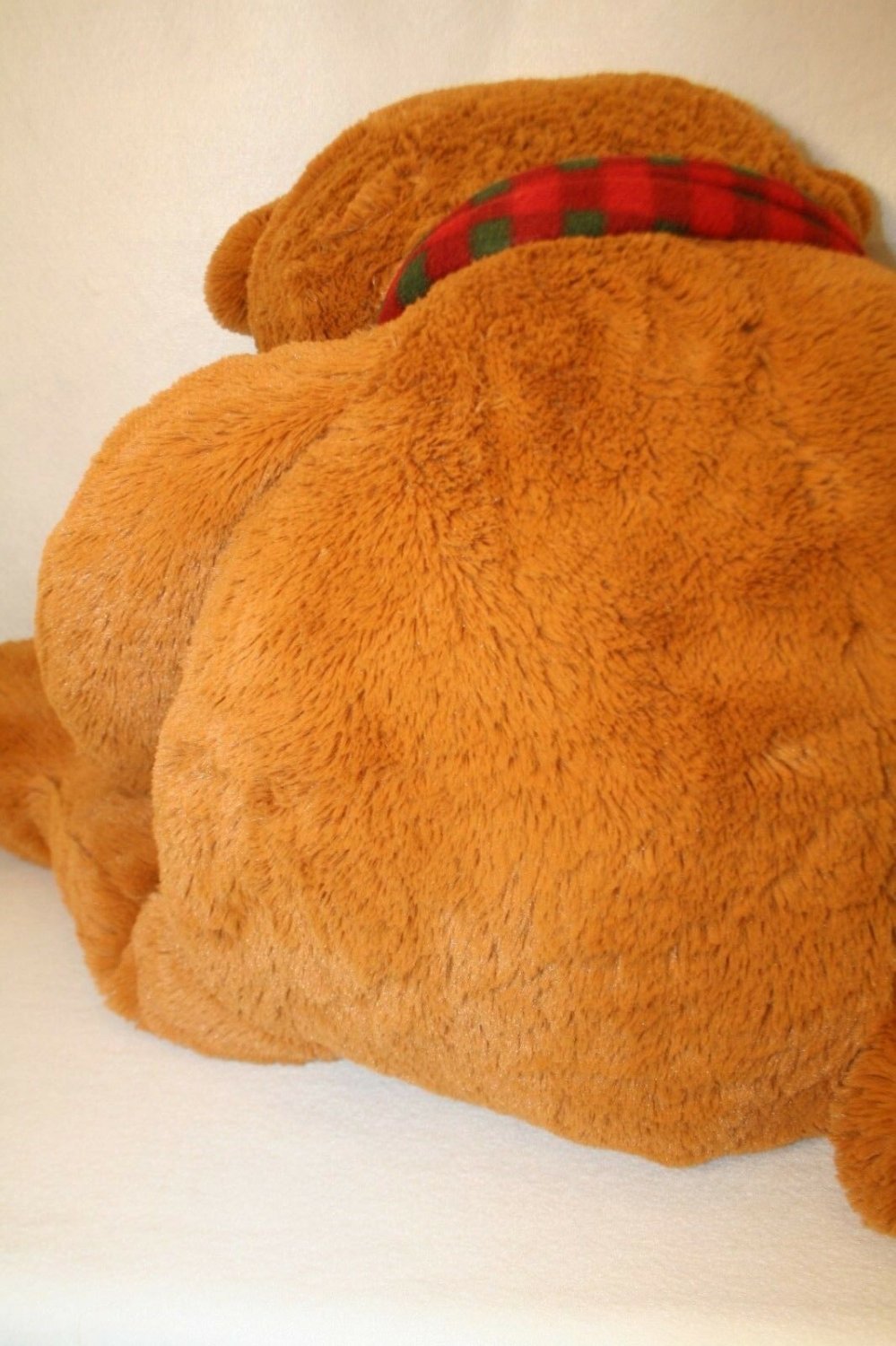 Toys R Us GINORMOUS 48" Brown Teddy Bear w/Green & red Christmas Scarf ...