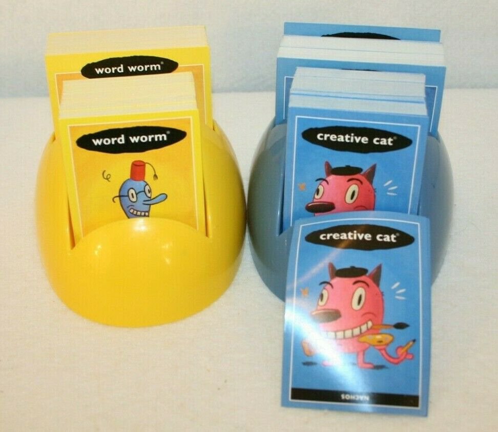 Cranium Turbo Ed Game Blue Yellow Cards replacement pcs Creative Cat ...