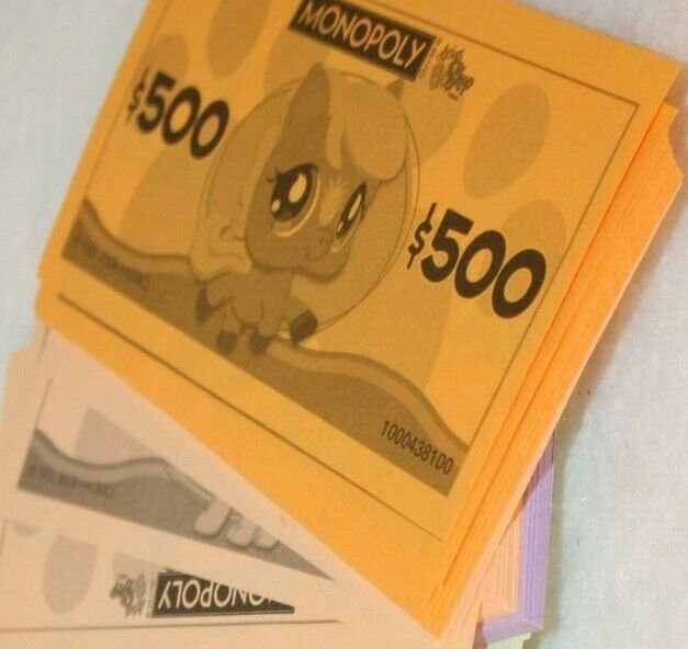 Monopoly Littlest Pet Shop Replacement Money Cash Bills Hasbro