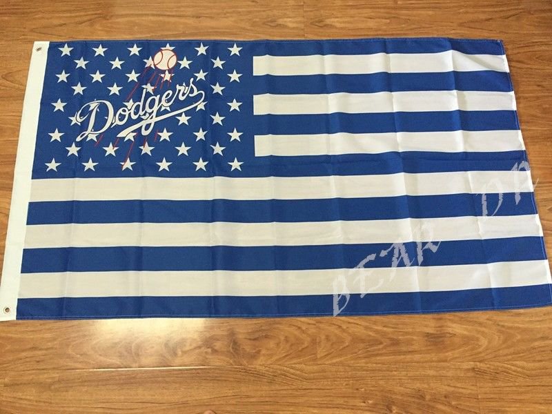 MLB Los Angeles Dodgers Flag Banner 100D Polyester flag 90X150CM Hot ...