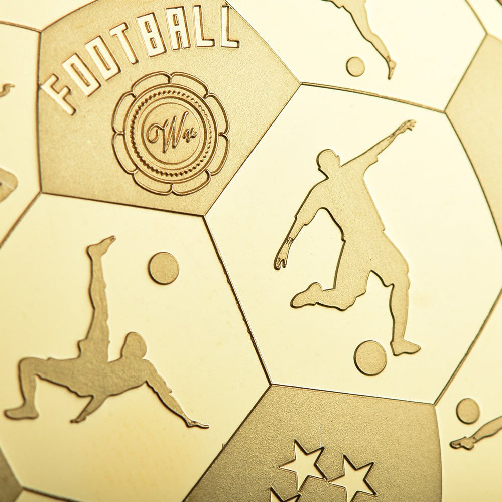 Hot New Lionel Messi Super Sports Star Fan Challenge 24k Pure Gold Coin