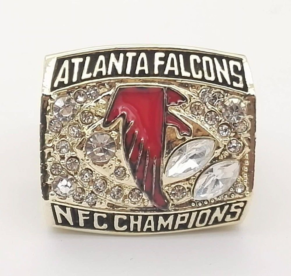 N.F.C 2016 ATLANTA FALCONS Replica High Quality Championship Rings Size 11