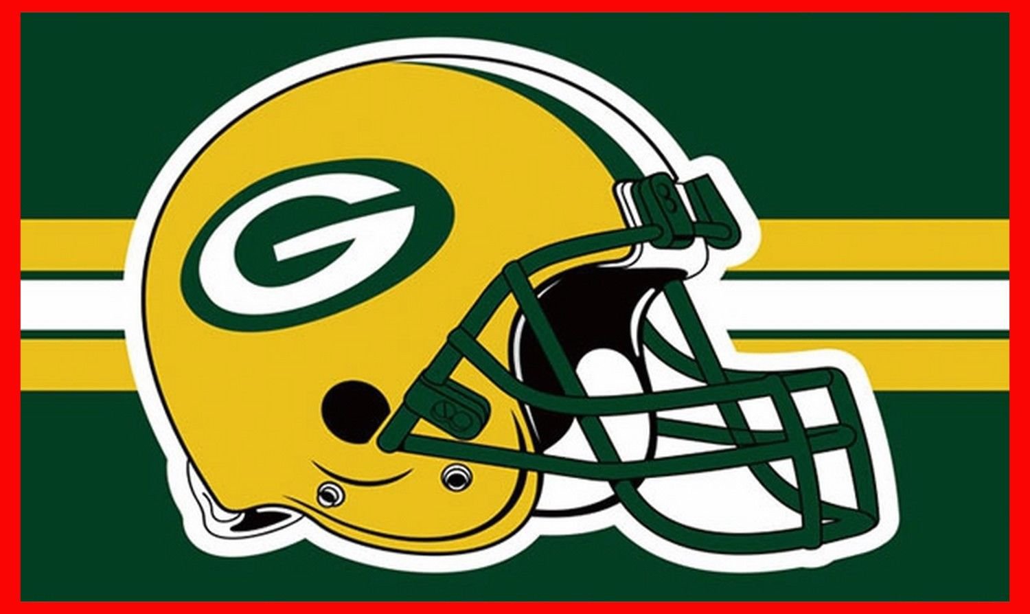 Green Bay Packers Club Logo Banners Flags 3ftx5ft Banner 100D Polyester