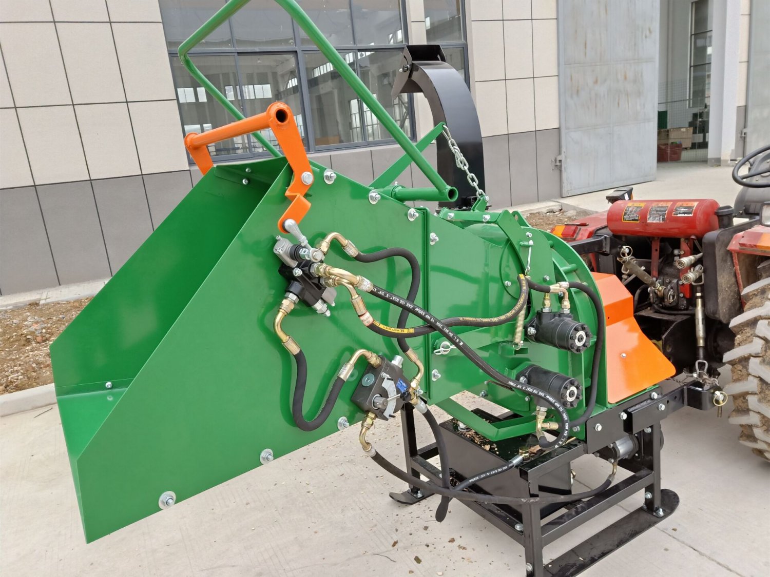 8" PTO Wood Chipper, with Hydraulic Feed Roller, PTO Driven 200lb ...