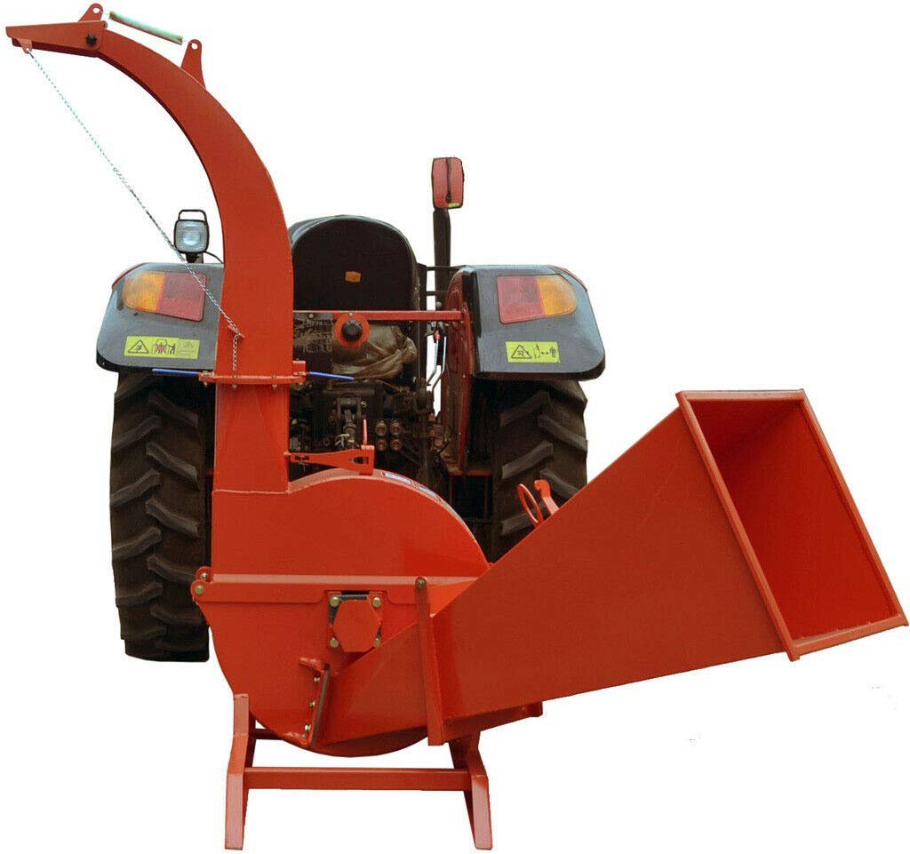 BX62S Wood Chipper Tractor Attachment, 3 Point PTO Leaf Mulcher ...