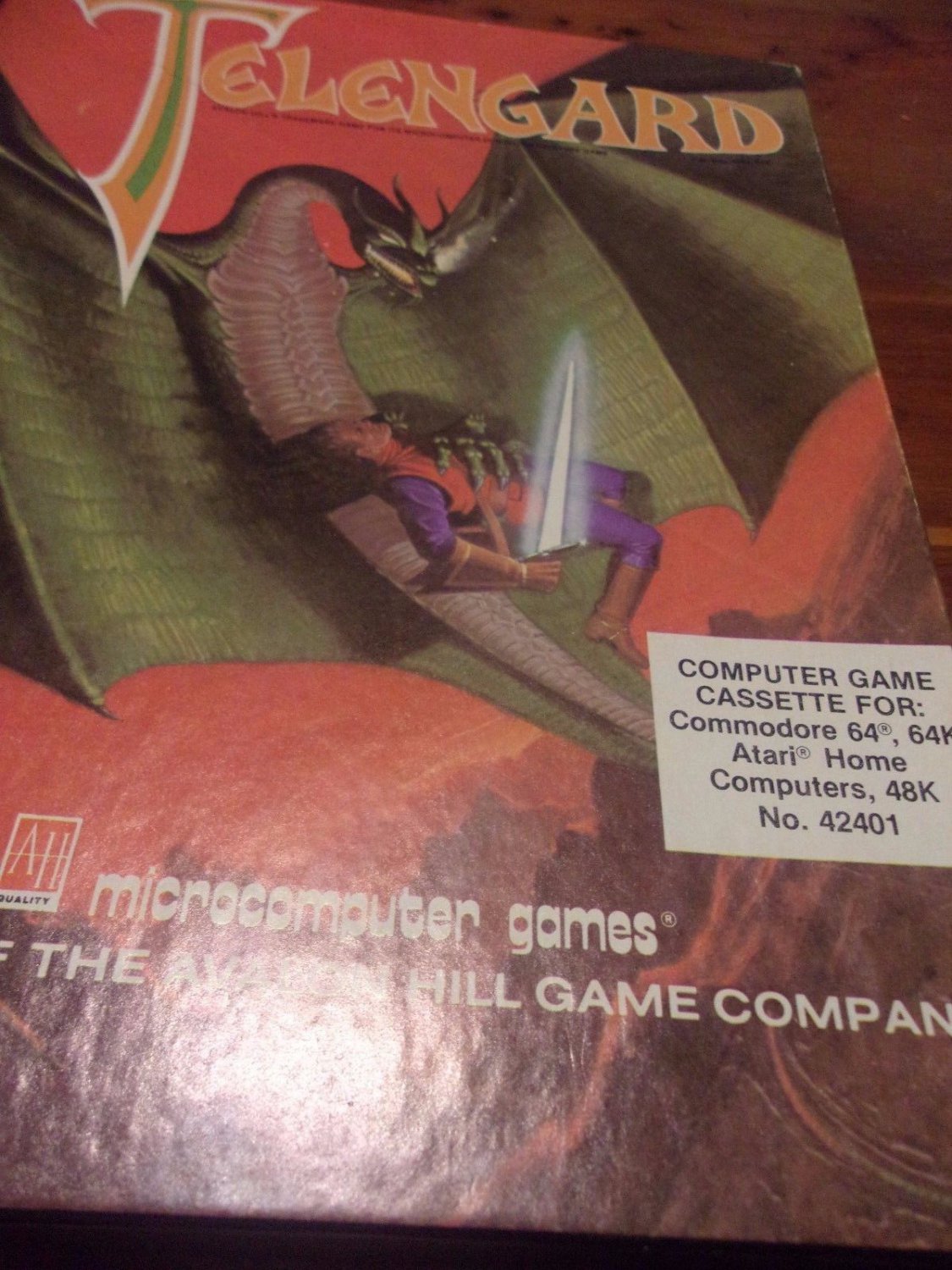 Telengard Commodore 64 1983 Avalon Hill - Complete Cassette Version ...