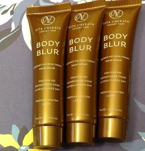 3X Vita Liberata Luxury Tan Body Blur Instant HD Skin Medium 0.24 oz ...