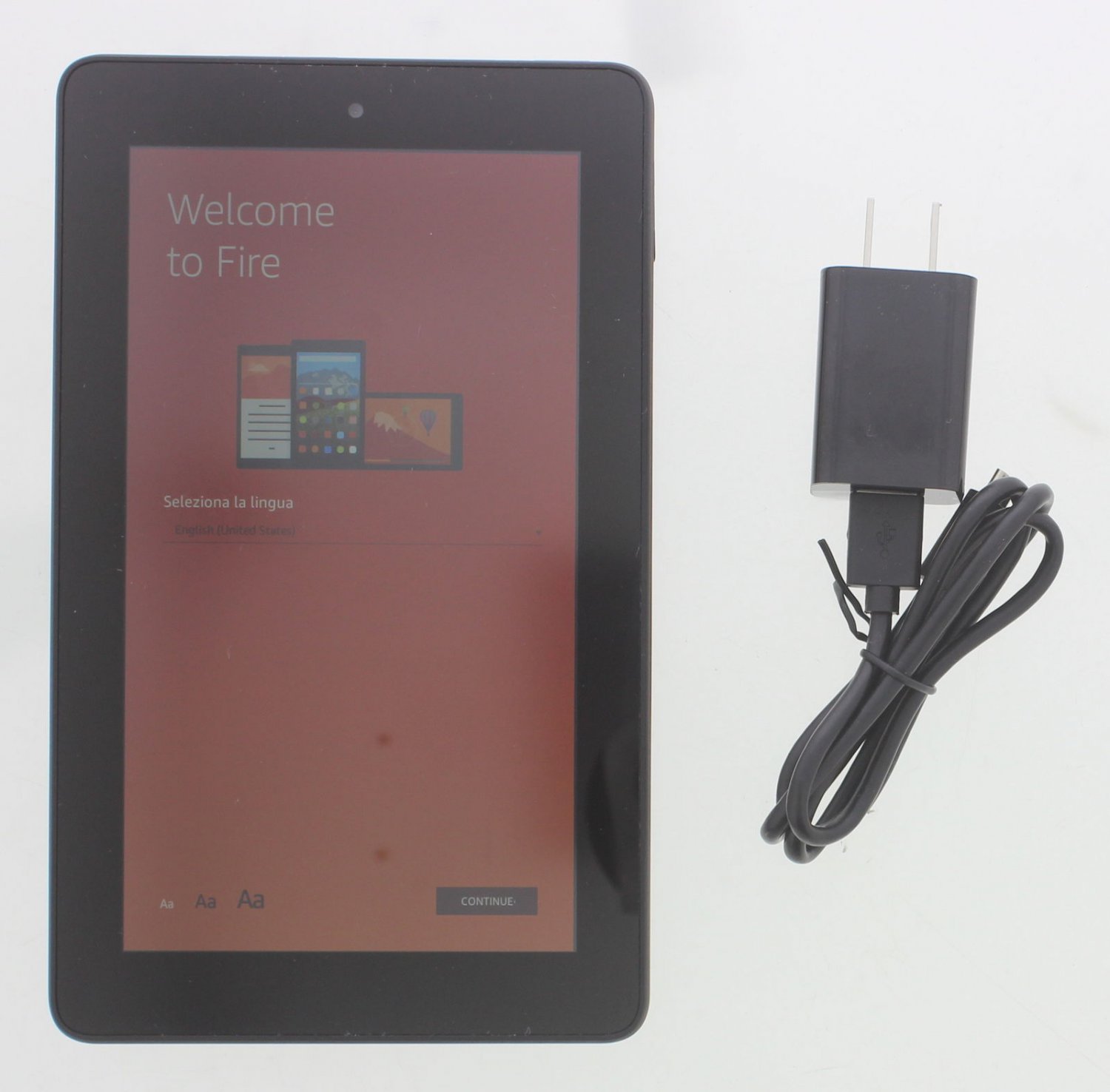 NEW Amazon Kindle Fire 7" 8GB Blue Tablet 5th Generation + Alexa ...