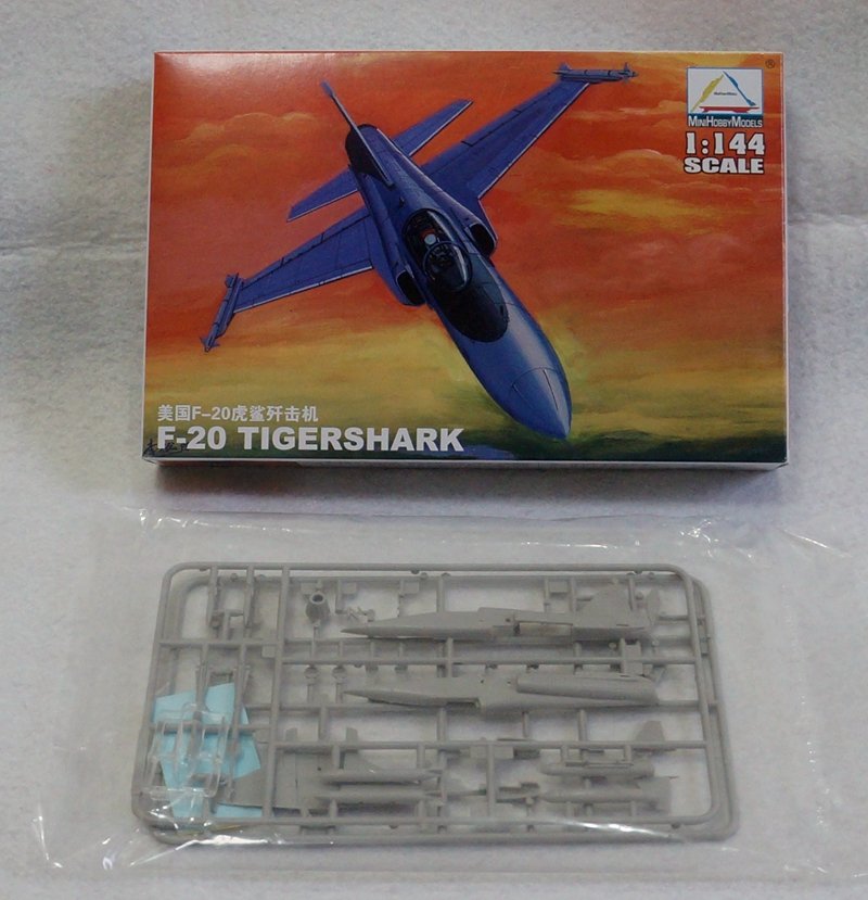Aircraft Fighter Military Model Assemble Kit 1/144 US F-20 TIGERSHARK 80424