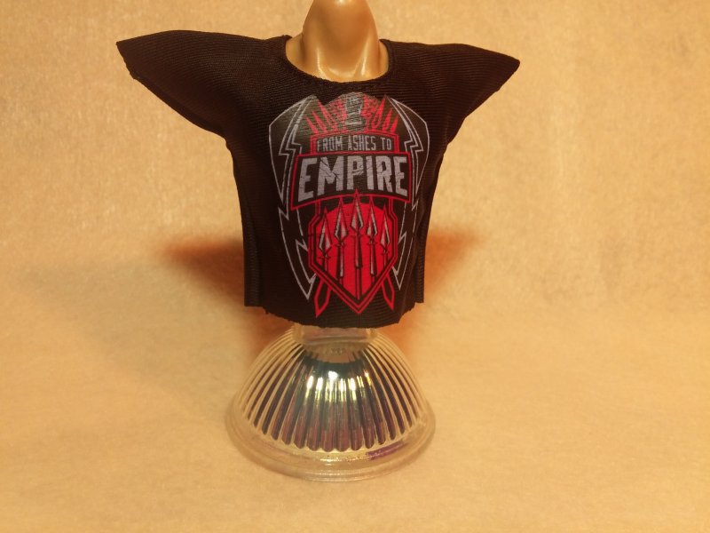 Custom 1 X FROM ASHES TO EMPIRE Shirt (1 Piece) for WWE MATTEL ...