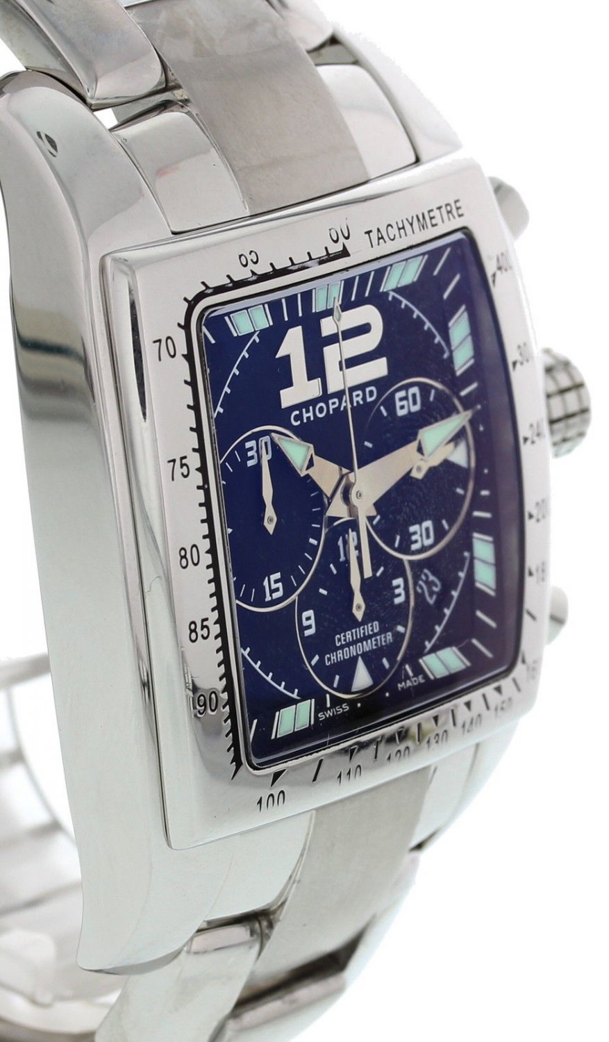 Large Chopard Tycoon Two O Ten Chronograph SS 8961