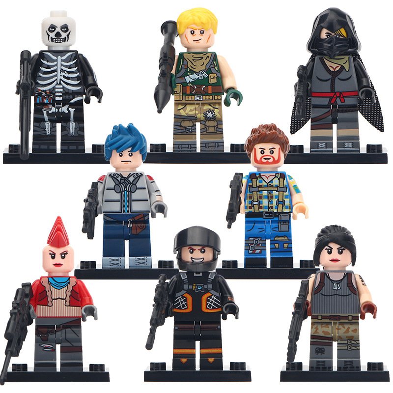 Costume Fortnite Minifigures Compatible Lego Gaming Building Minifigures