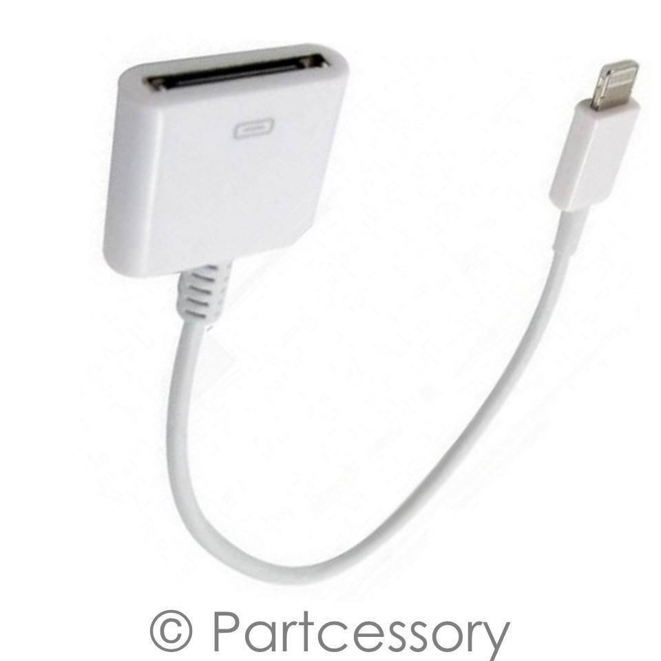 NEW 8 pin to 30 pin adapter cable for iP5/6/7(aka lightning) to iP4 or ...